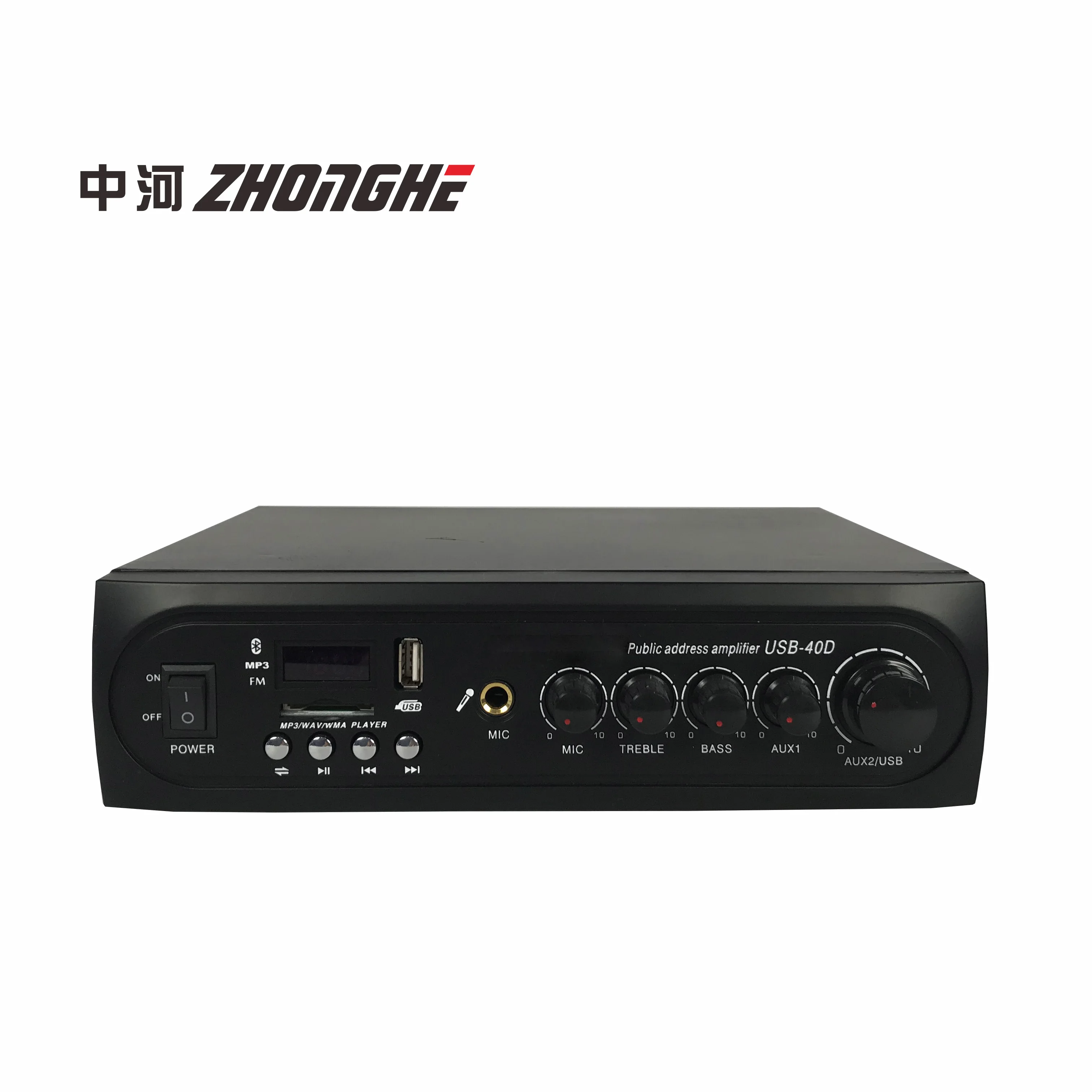 Public Address System 100V Digital Mini Equalizer PA Amplifier