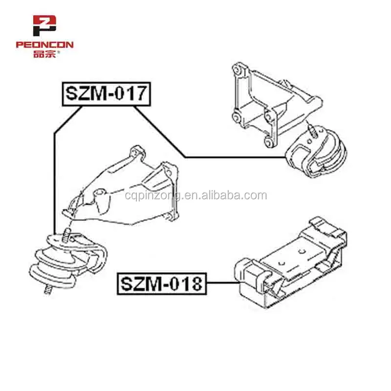 Auto Parts Engine Mounting For Suzuki Grand Vitara Oem 11710-65j00 ...