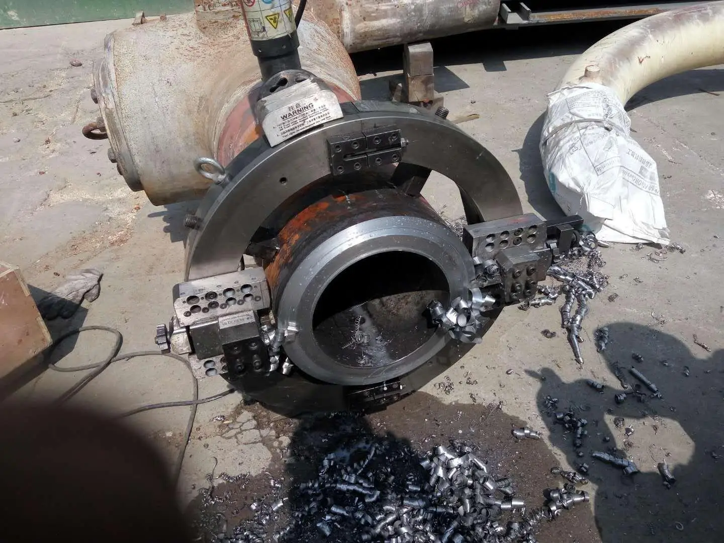 Heavy Wall & Large Size Explosion Proof Pipe Cutting And Beveling ...