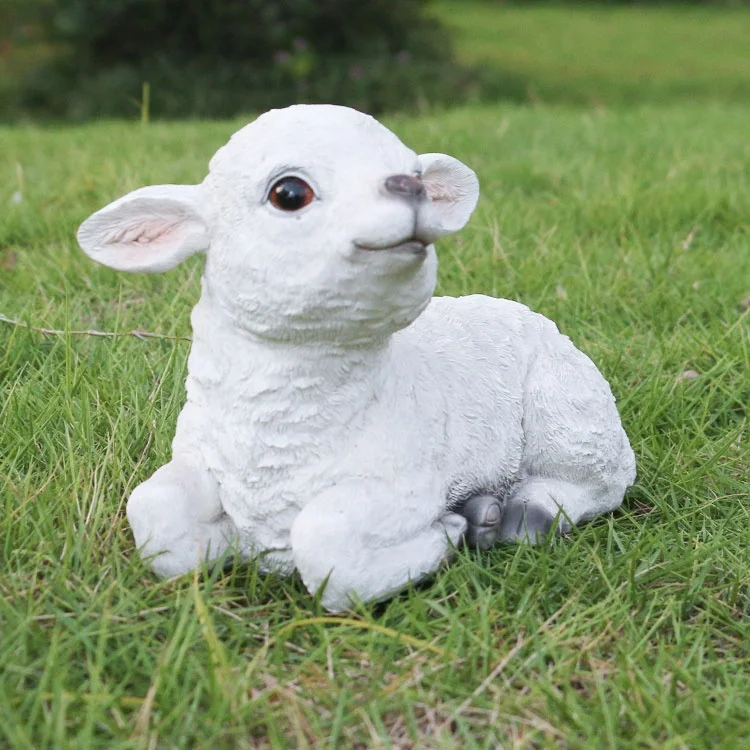 Wholesale Resin Farm Animals Garden Ornaments Sheep, Resin Realistic ...