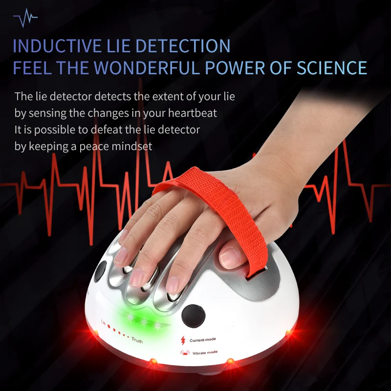 Lie Detector Toy Micro Electronic Shocking Liar Torch Novelty Liar Toys ...