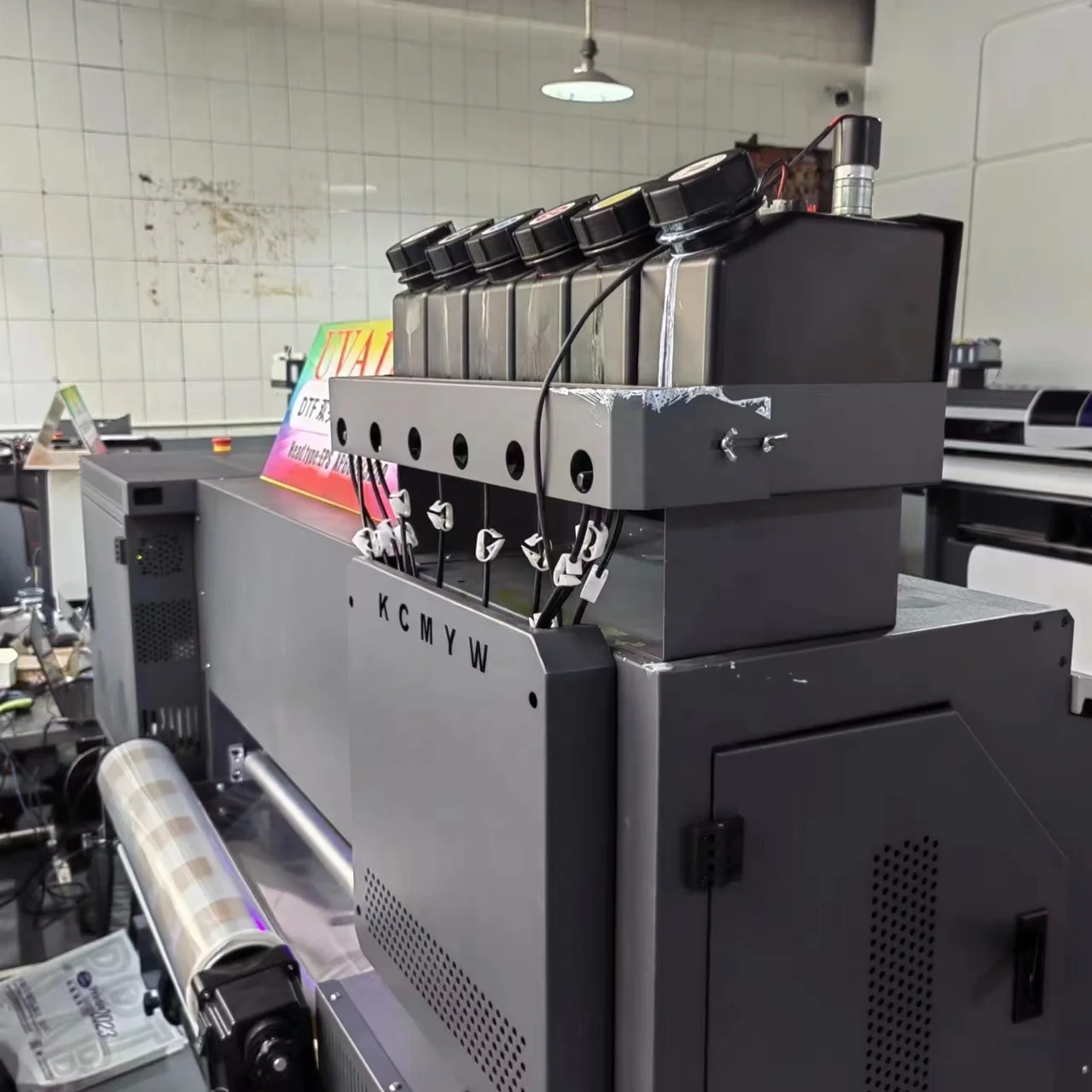High Quality UV DTF Printer - 3 Head Roll to Roll Machine