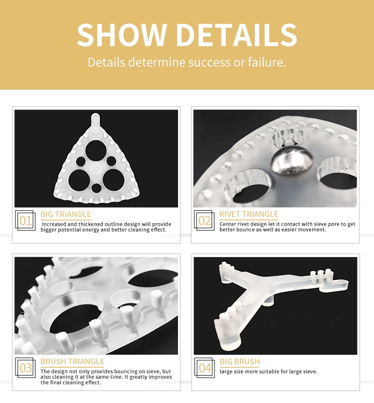 EU Standard Sieve Pad and Sieve Cleaner for Flour Mills