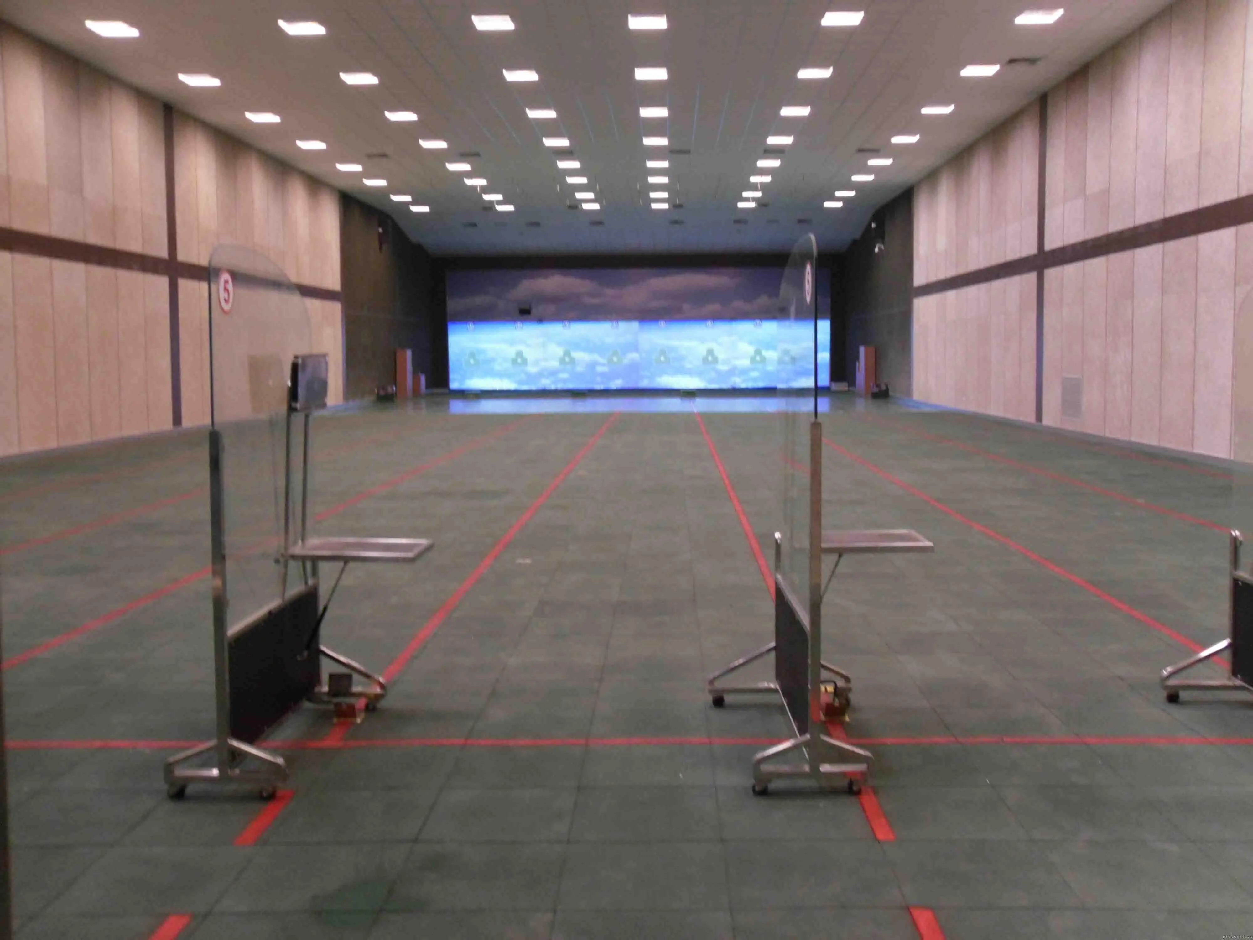 Ballistic Rubber Floor Tiles for Shooting Ranges