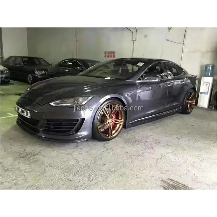 High Quality Frp Unpainted Front Bumper For Tesla Model S Sedan 4 Door ...