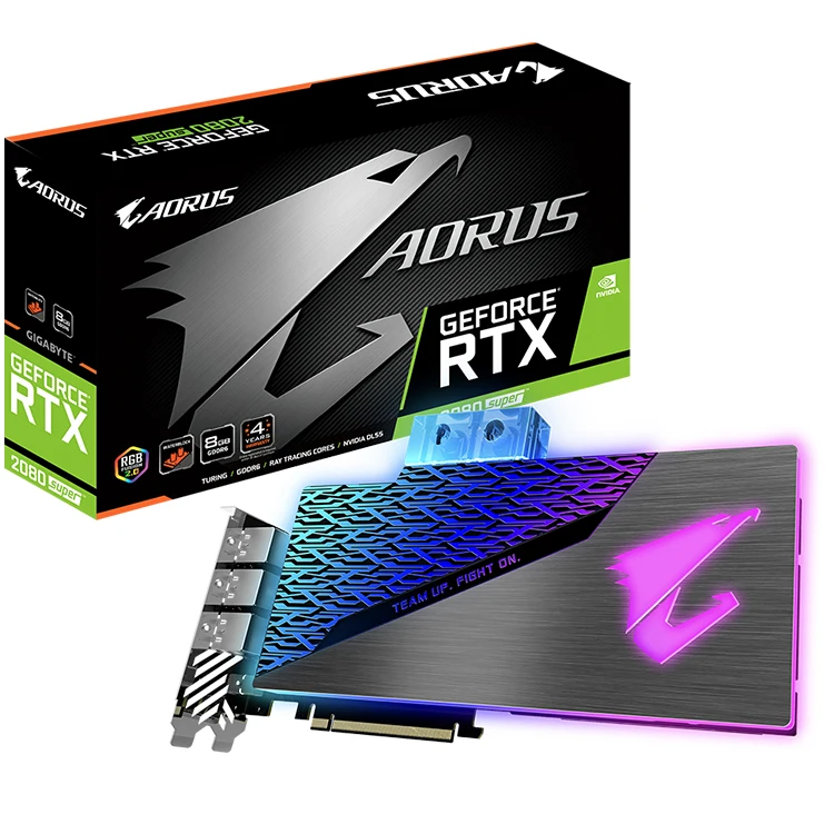 Gigabyte Nvidia Aorus Geforce Rtx 2080 Super Waterforce Wb 8g 256bit ...