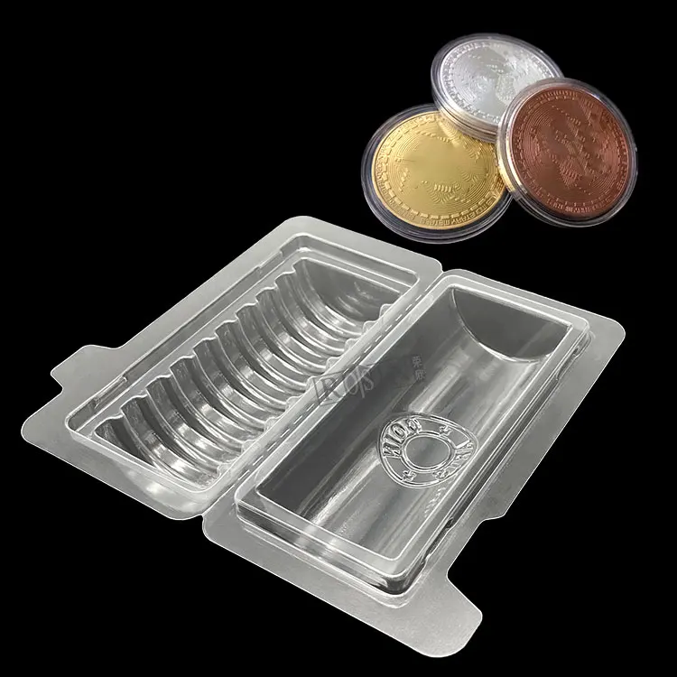 Customized 10 Gold Coins Commemorative Coins Plastic Clam Shell ...