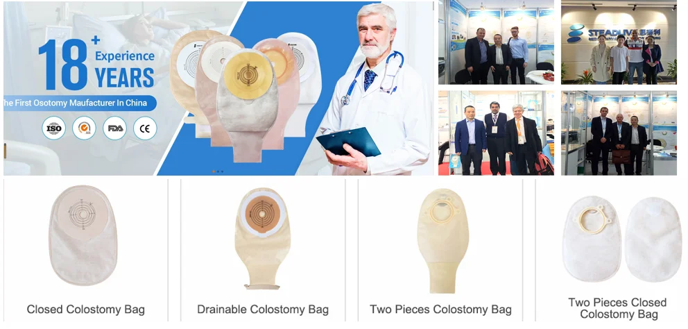 80mm Flange One Piece Rectal Pouch System - Colostomy Bag