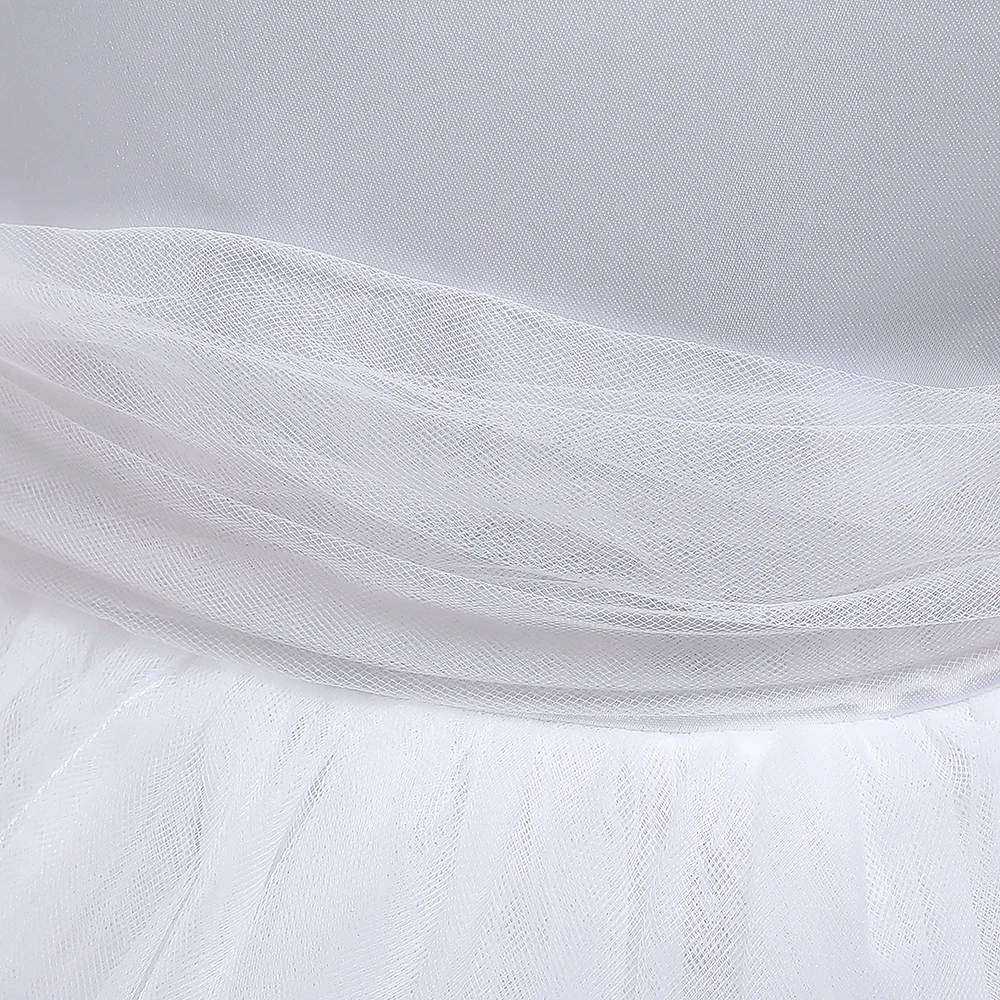 Meiqiai Kids Garment Girl's Summer Dress Princess Skirt Baptisim White ...