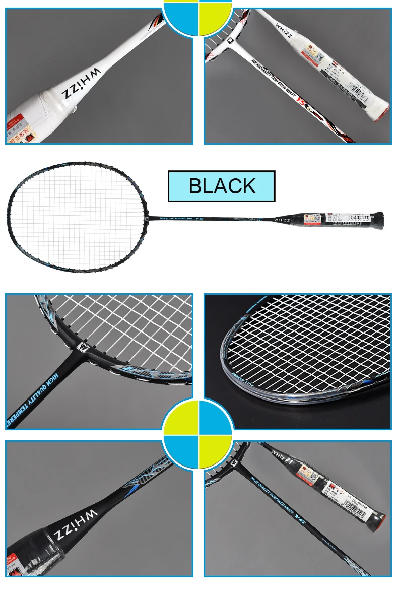 Whizz Custom Full Carbon Badminton Rackets Y5y6 Racket Sets For Sale ...