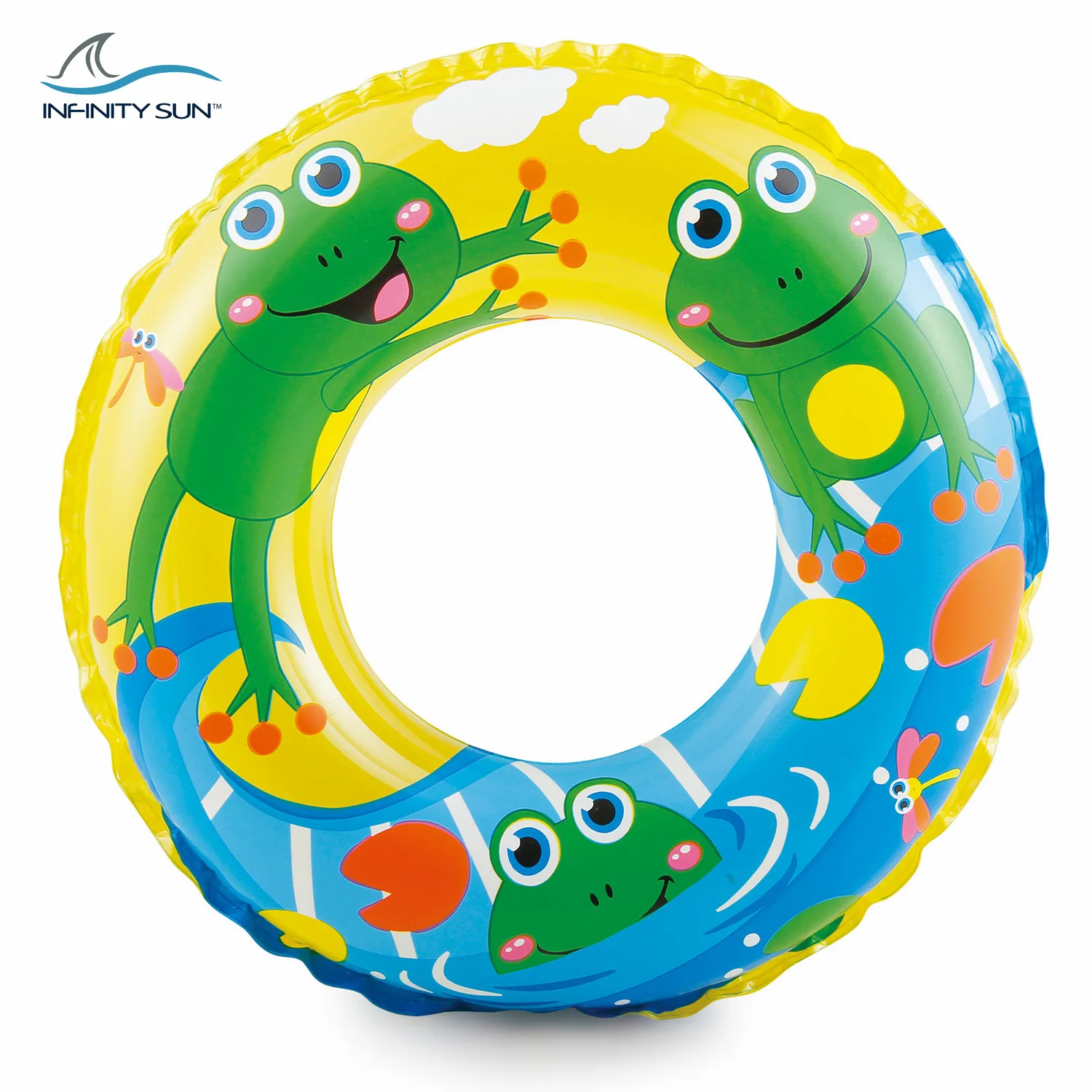 Summer Kids Pool Play Rings Inflatable Swim Ring Inflatable Baby Infant ...