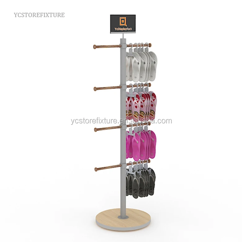 Eco-friendly Two-Way Flip Flops Display Stand - Durable & Stylish