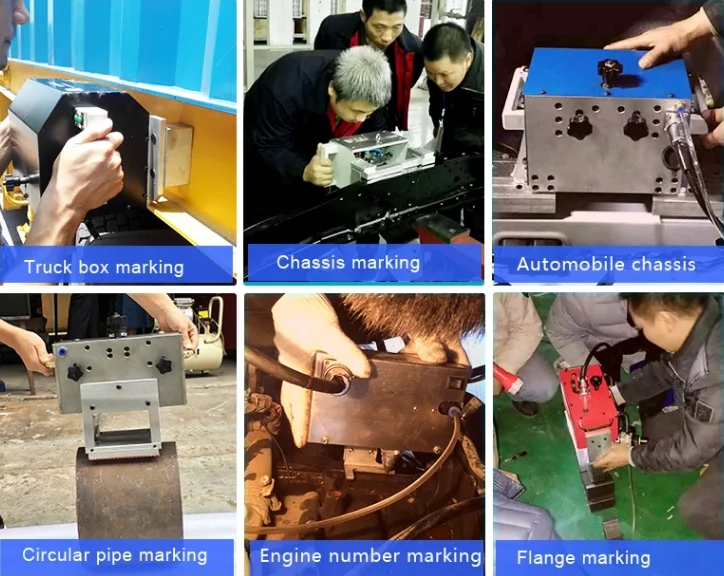 Motorcycle Tire Steel Portable Cnc Dot Peen Marking Machine Vin Chassis ...