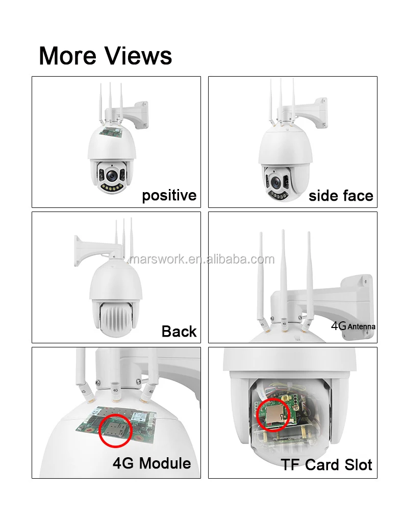 2mp Real 30x Zoom Ptz 3g 4g Sim Card Ip Camera 4g Ptz Camera Cctv Auto ...