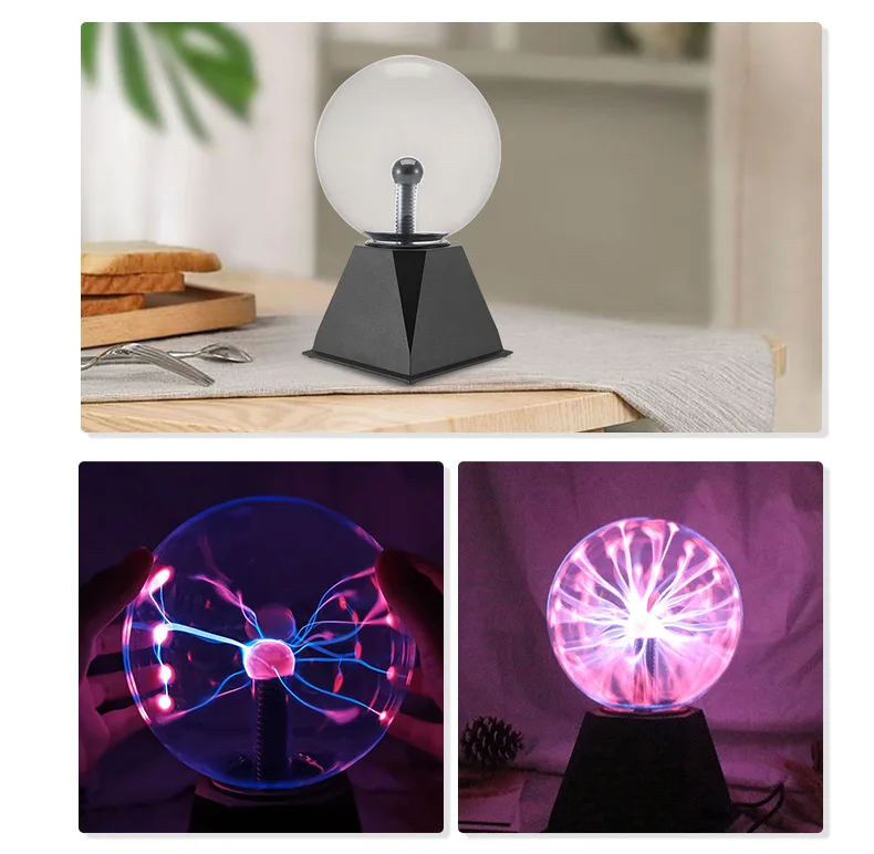 6-inch Usb Controlled Static Electric Ball Plasma Touch Induction ...