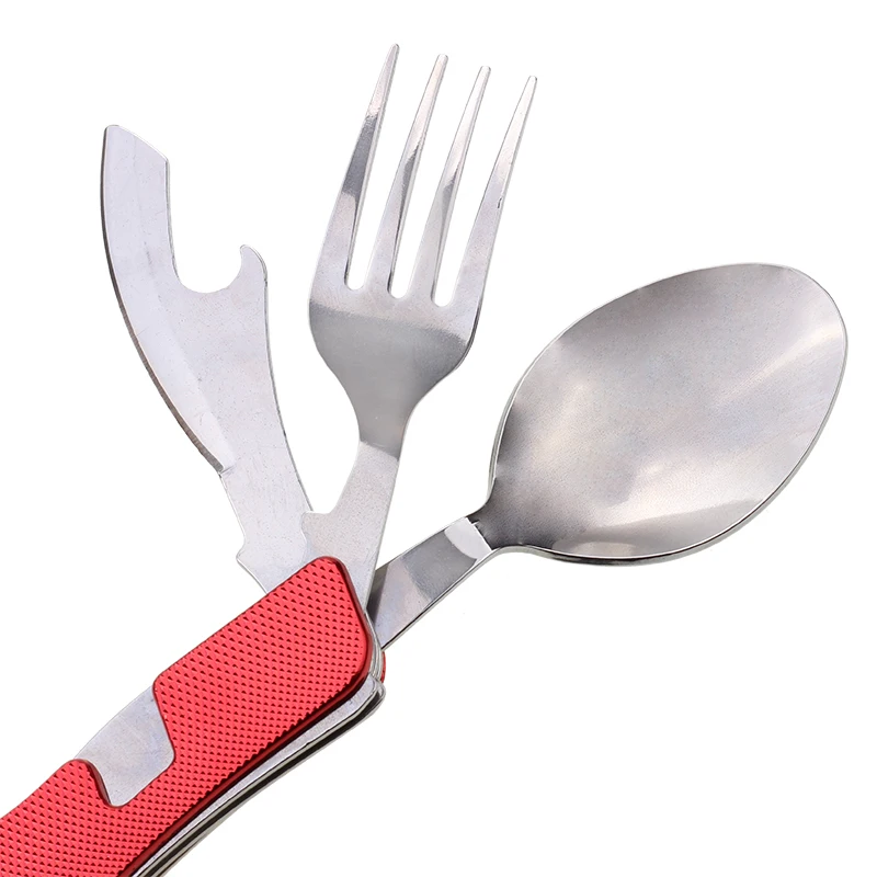 Multi-Function Eco-Friendly Stainless Steel Pocket Folding Cutlery Set ...