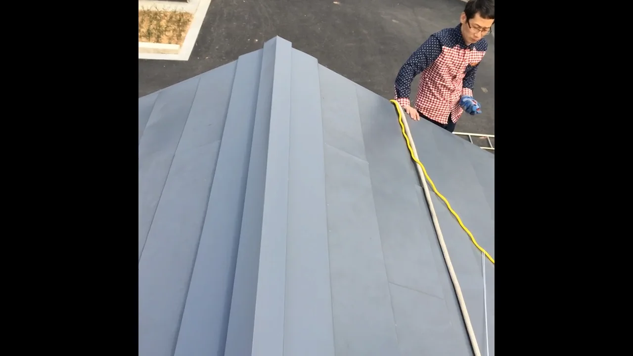 Trilok Rheinzink Titanium Zinc Interlocking Roofing,Wall Cladding ...