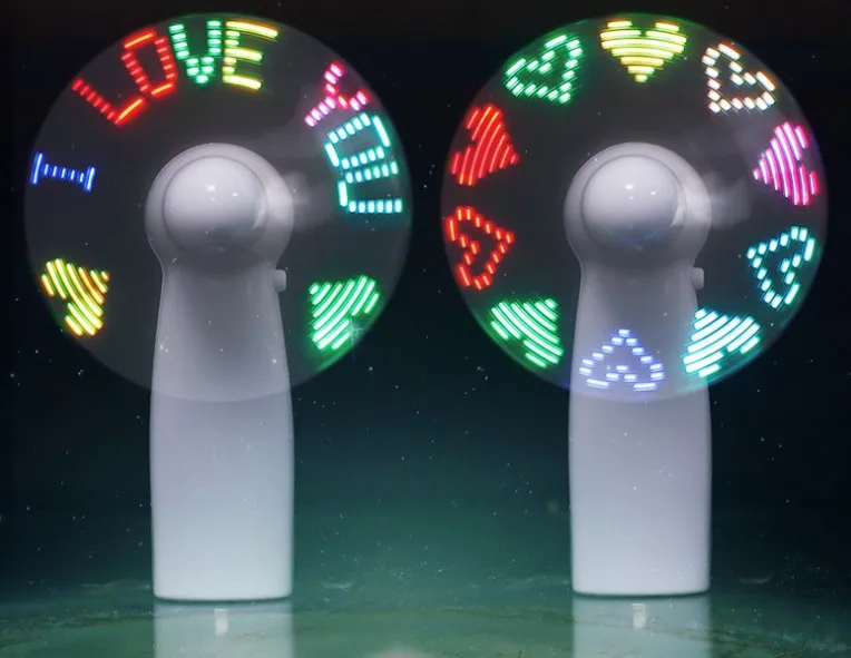 Mini Portable Handy Led Custom Message Battery Fan for Events| Alibaba.com