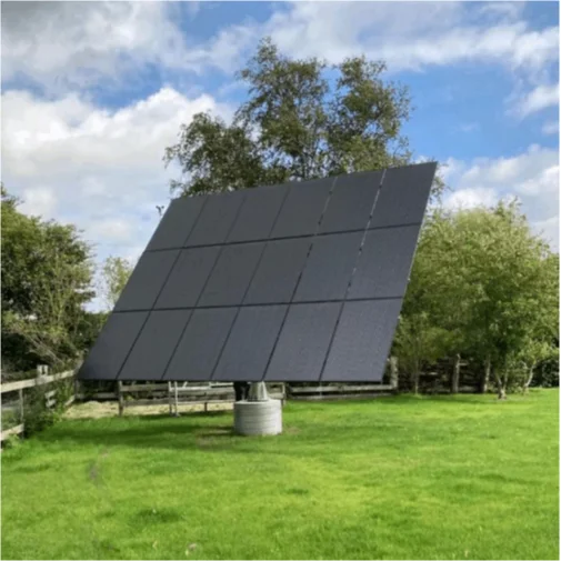 Complete Solar Tracker Mounting System - 10kw Dual & Single Axis