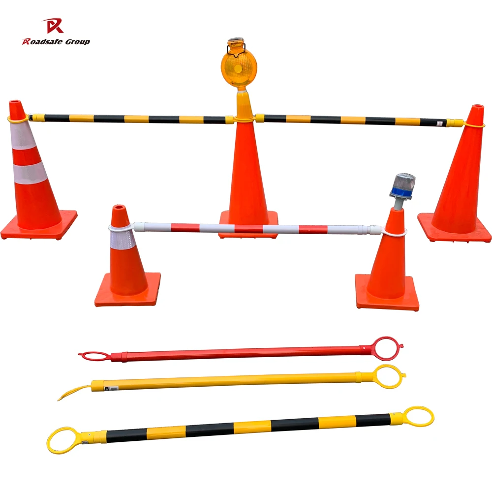 Safety Retractable Traffic Cone Connecting Rod - Secure & Durable