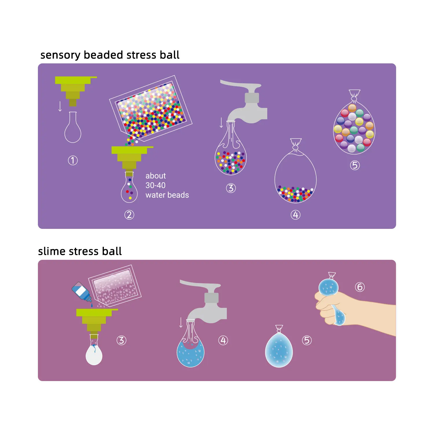 New Stress Ball Making Kit - Educational Toys for Kids