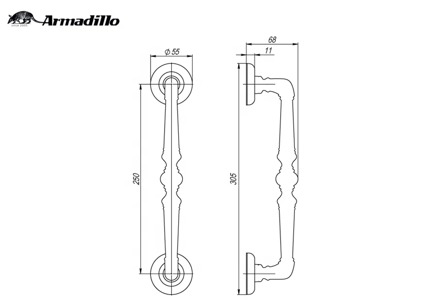 European Design Wood Door Bronze Pull Door Handles - Buy Pull Door ...