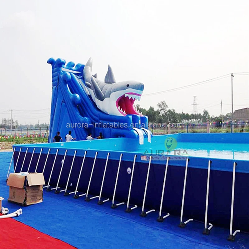 Large Above Ground Steel Pool Rectangular Large Above Ground Pvc Pool ...