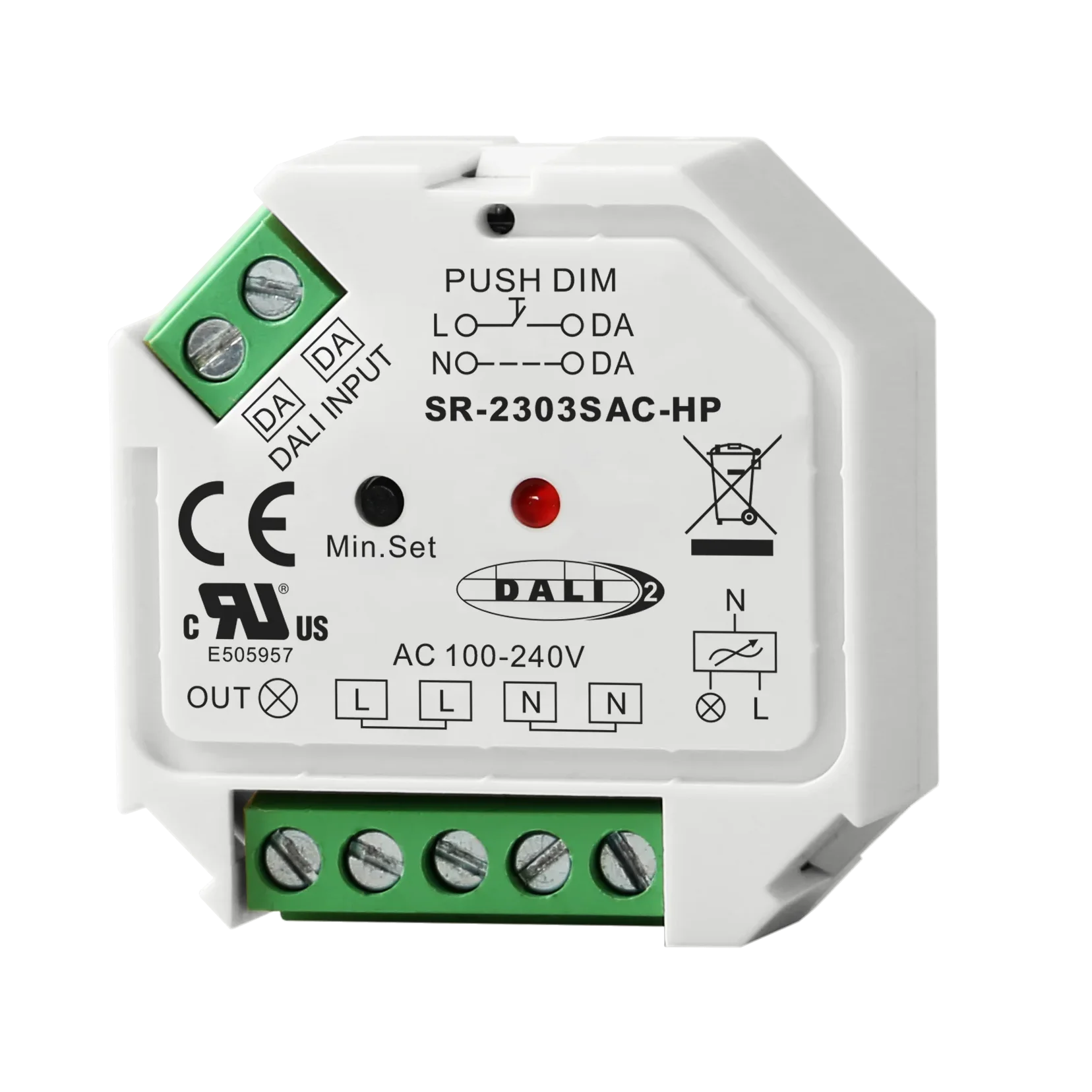 Dali + Push Ac Phase Cut Dimmer - Buy Dali2 Phase Cut Dimmer Triac 400w ...