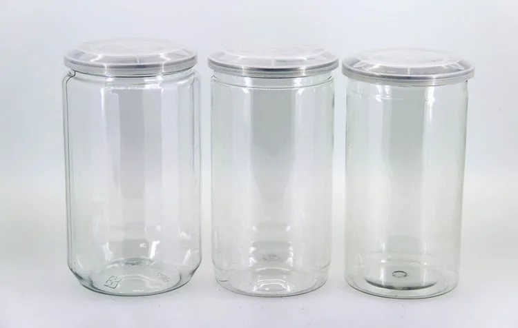 Guangzhou factory manufacture PET plastic transparent pop can, View PET ...