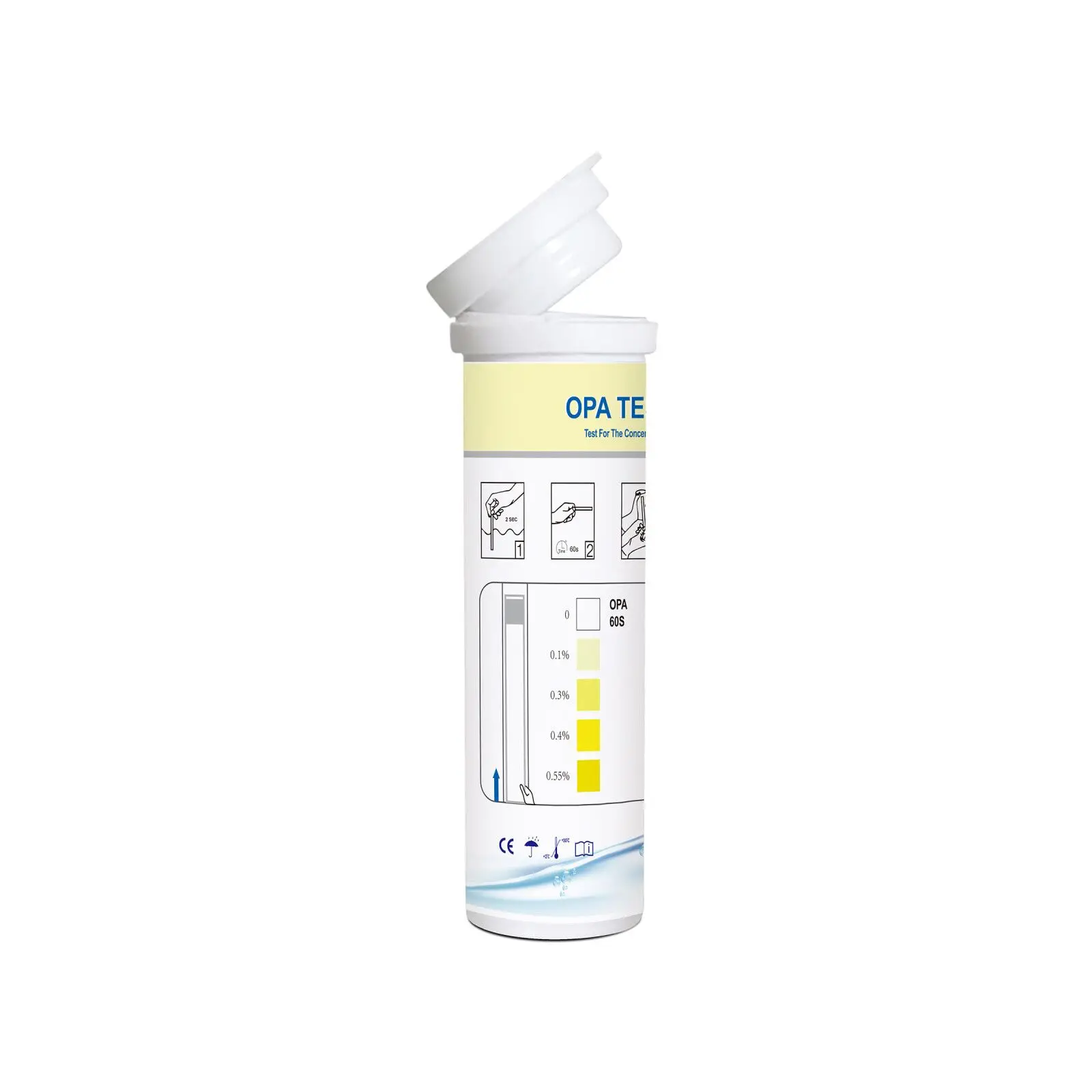 Pool Spa Ortho-Phthalaldehyde Water Test Strips OPA Fast Test Strips