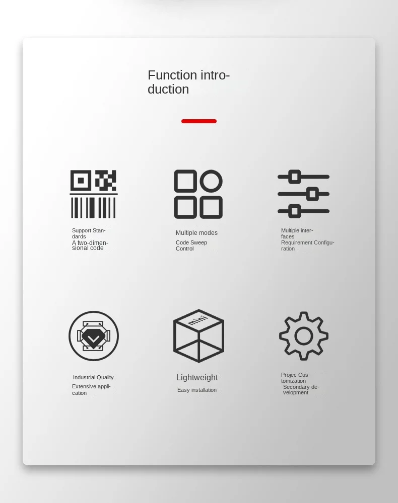SH-400 Two-Dimensional TTL Interface (without DB9)IO Input Control PLC ...