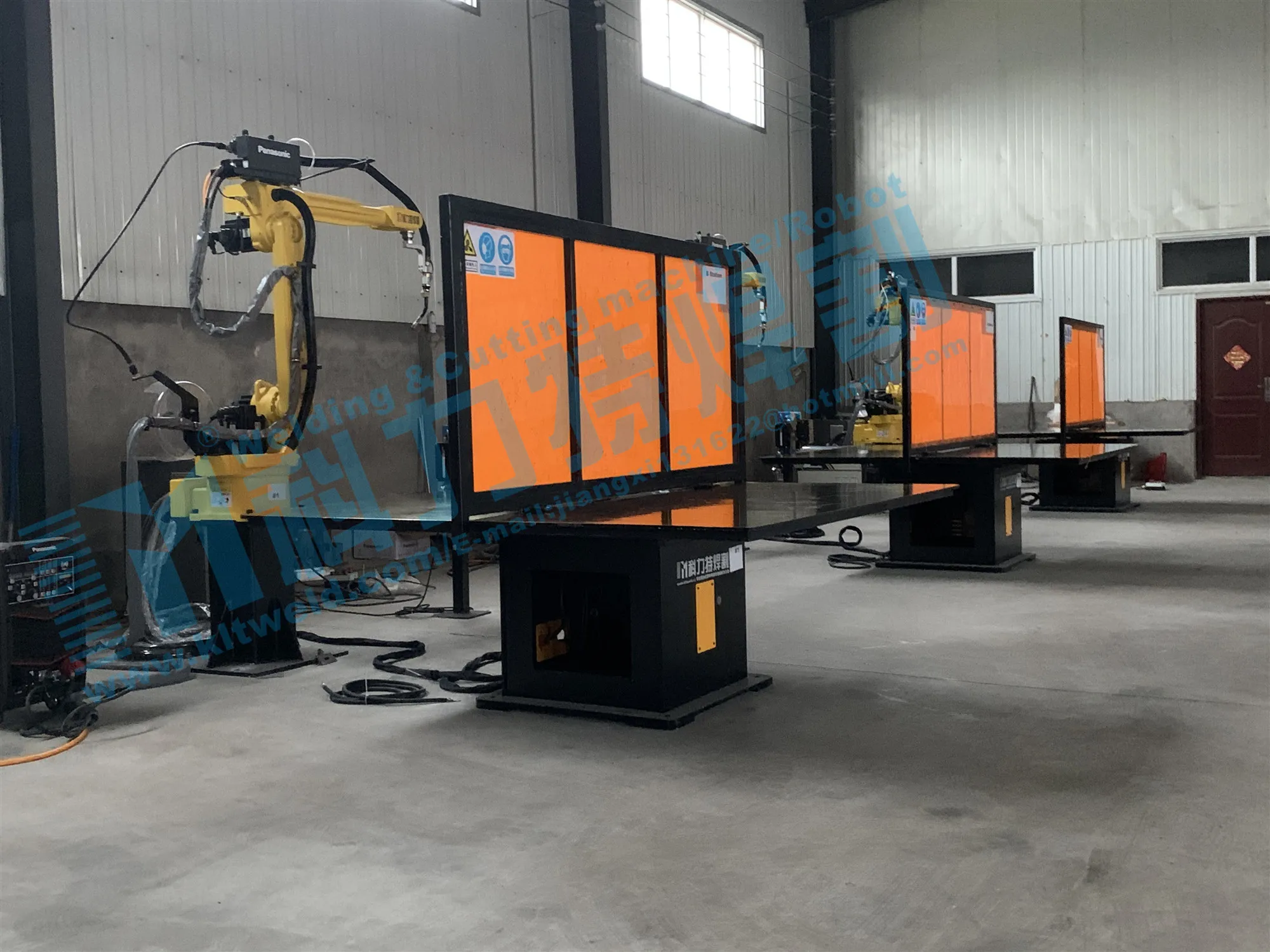 Double Station Horizontal Turntable Welding Robot,Robotic Arm 6 Axis ...