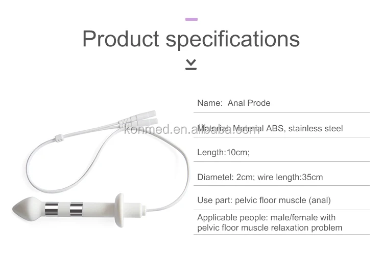 Rectal Probe Anal Probe for Men's Pelvic Muscle Training