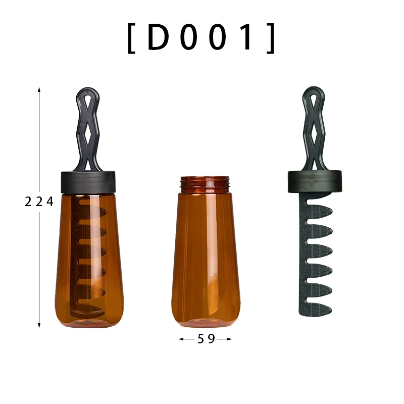 Wholesale High-grade Oval 280ml Packaging Plastic Comb Bottle - Buy Plastic Bottles 280ml,High ...