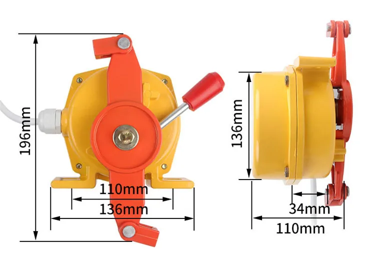 Conveyor Belt Two Way Emergency Stop Switch Pull Cord Switch With ...