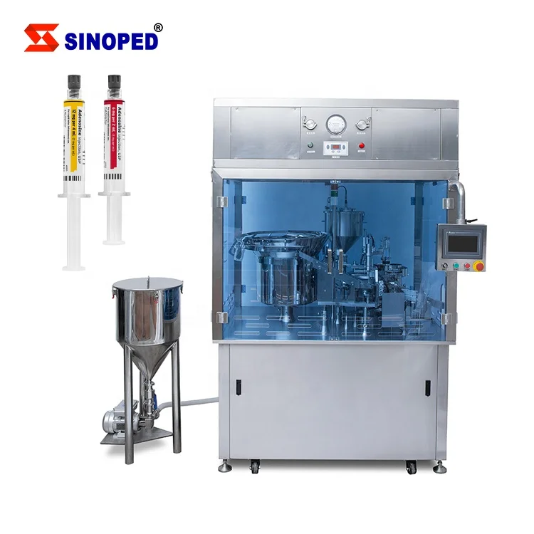 Fully Automatic Pre-filled Syringe Glass Tube Vacuum Filling Stopper ...