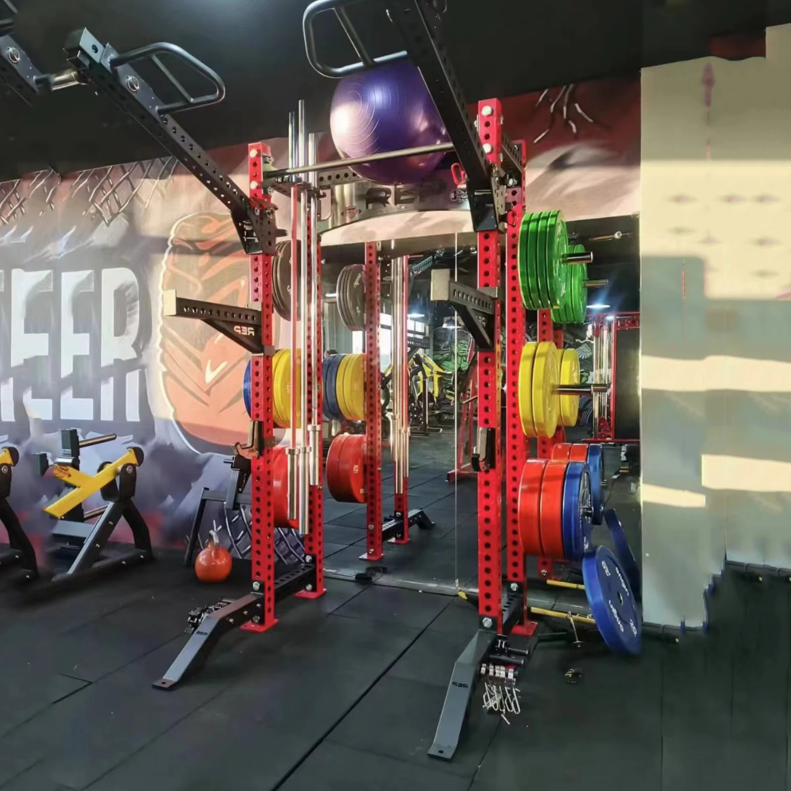 Custom Squat Rack Power Cage - Multi-Functional Gym Equipment