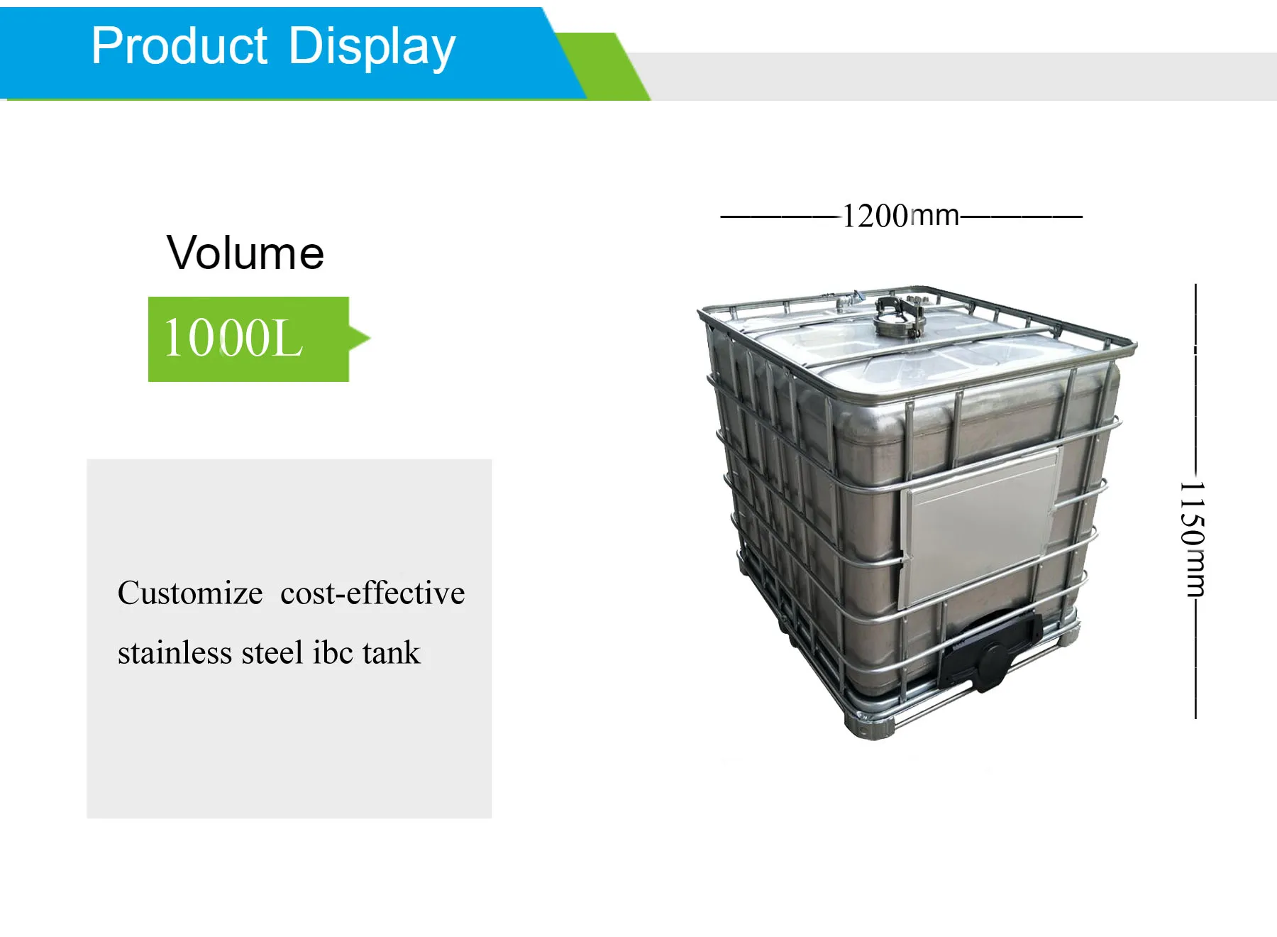 Water IBC Tank Trailer for Sale - Store and Transport Weak Acid, ISO ...