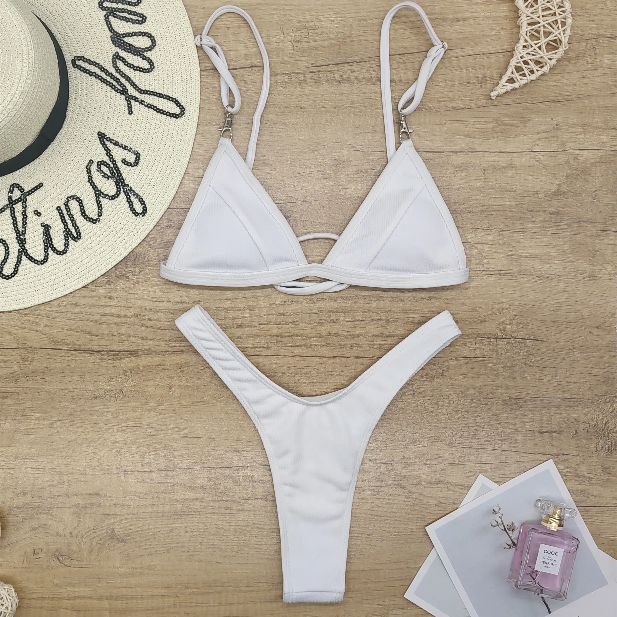 Free Sample China Oem Bikini Thread Fabric Swimwear Sexy Women Bathing ...