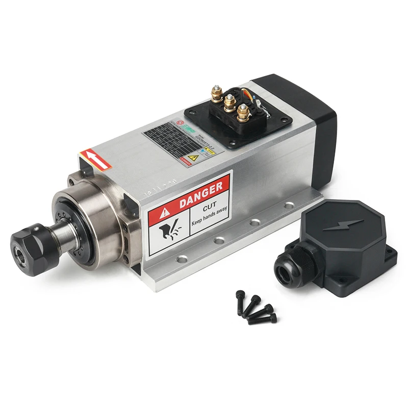 2.2kw Cnc Spindle Kits Square Air Cooled 2.2kw Spindle+2.2kw Inverter+ ...