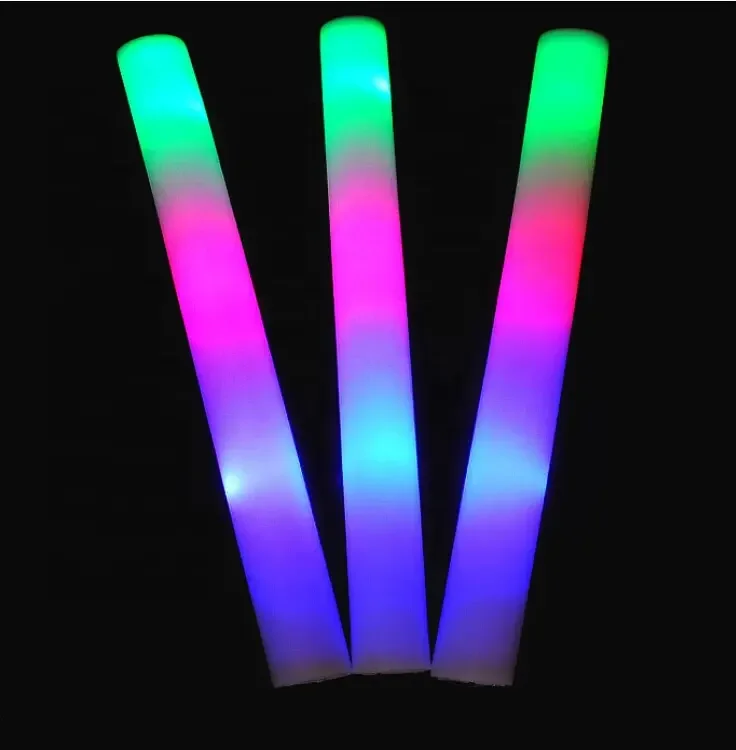 Pt Cheaper Neon Led Flashing Foam Stick For Cheer Party Wedding ...