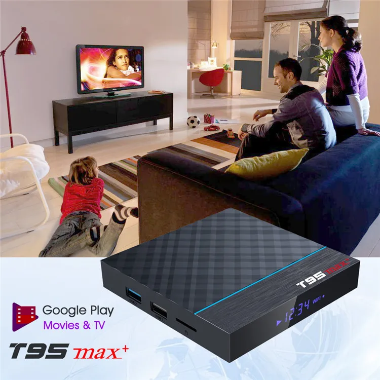 2019 T95 Max Plus 6k Android 9.0 Smart Tv Box 4gb 32gb Quad Core 3d ...
