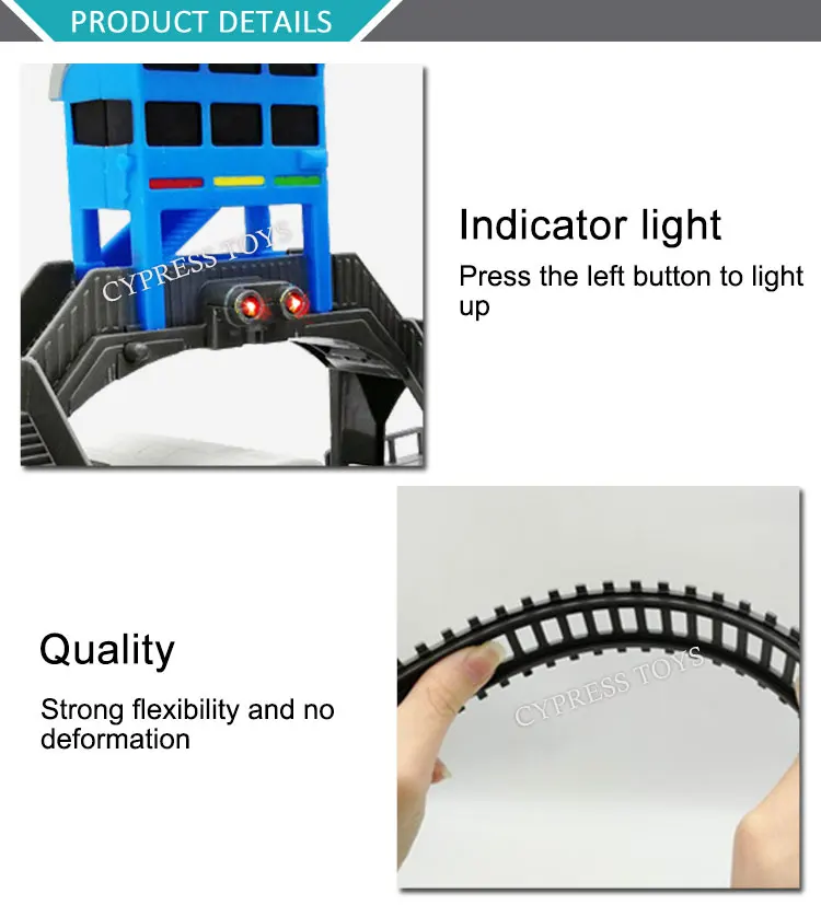 Classical Toy Train Plastic Electric Toy Train Sets for Kids