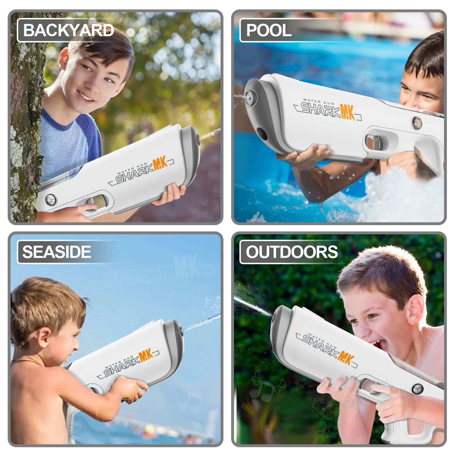 Powerful Water Absorbent Bullet Gun - Popular Toy for Kids