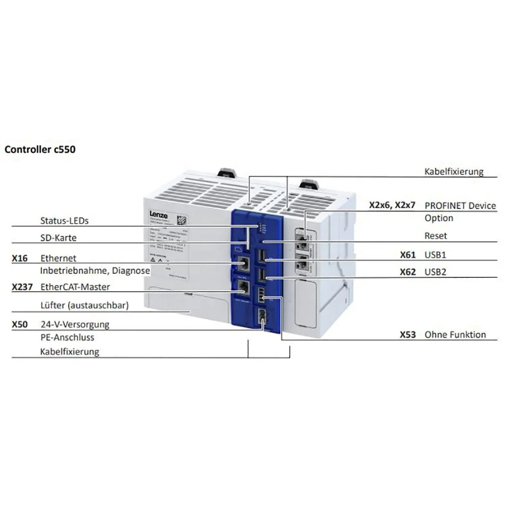 Original Lenze C520 C550 Controller High Computing Power For Demanding