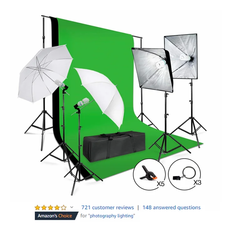 Photography Video Photo Studio Photo Shooting Kit With Background ...