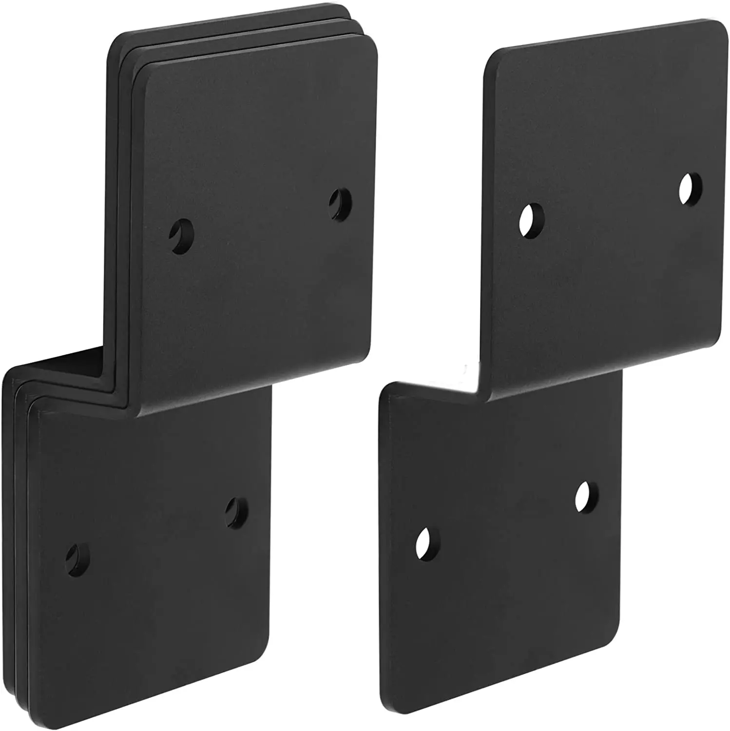 2x4 Door Barricade Brackets|heavy Duty Steel Drop Open Bar Security ...