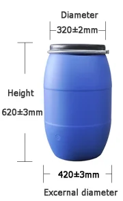 Customized Plastic Drum 60l,Plastic Drums Barrels - Buy Plastic Storage ...