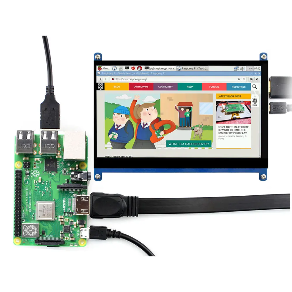 7'' Display Ips Capacitive Touch Screen 7 Inch Lcd Display 1024*600 For ...