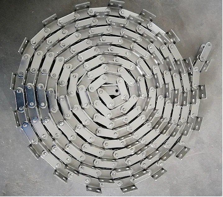 Double Pitch Conveyor Bending Plate Roller Chain C2050H